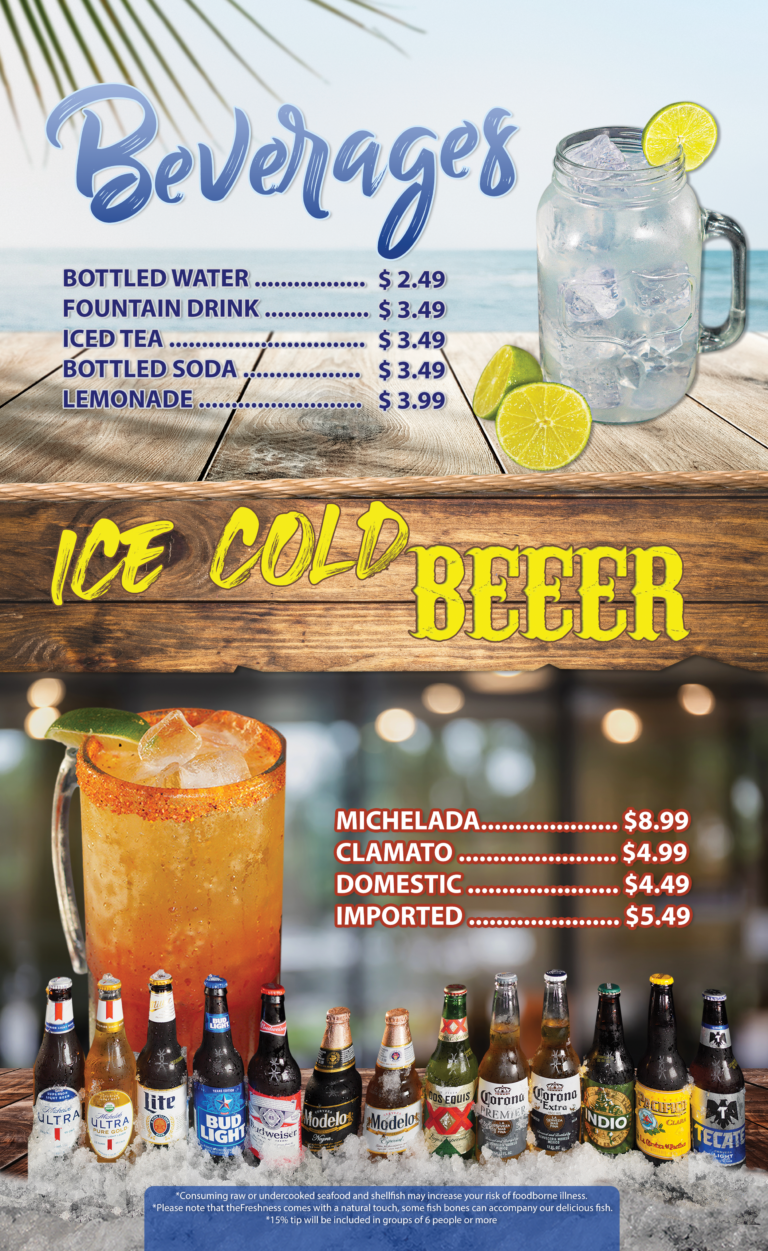English Menu – Muelle 37